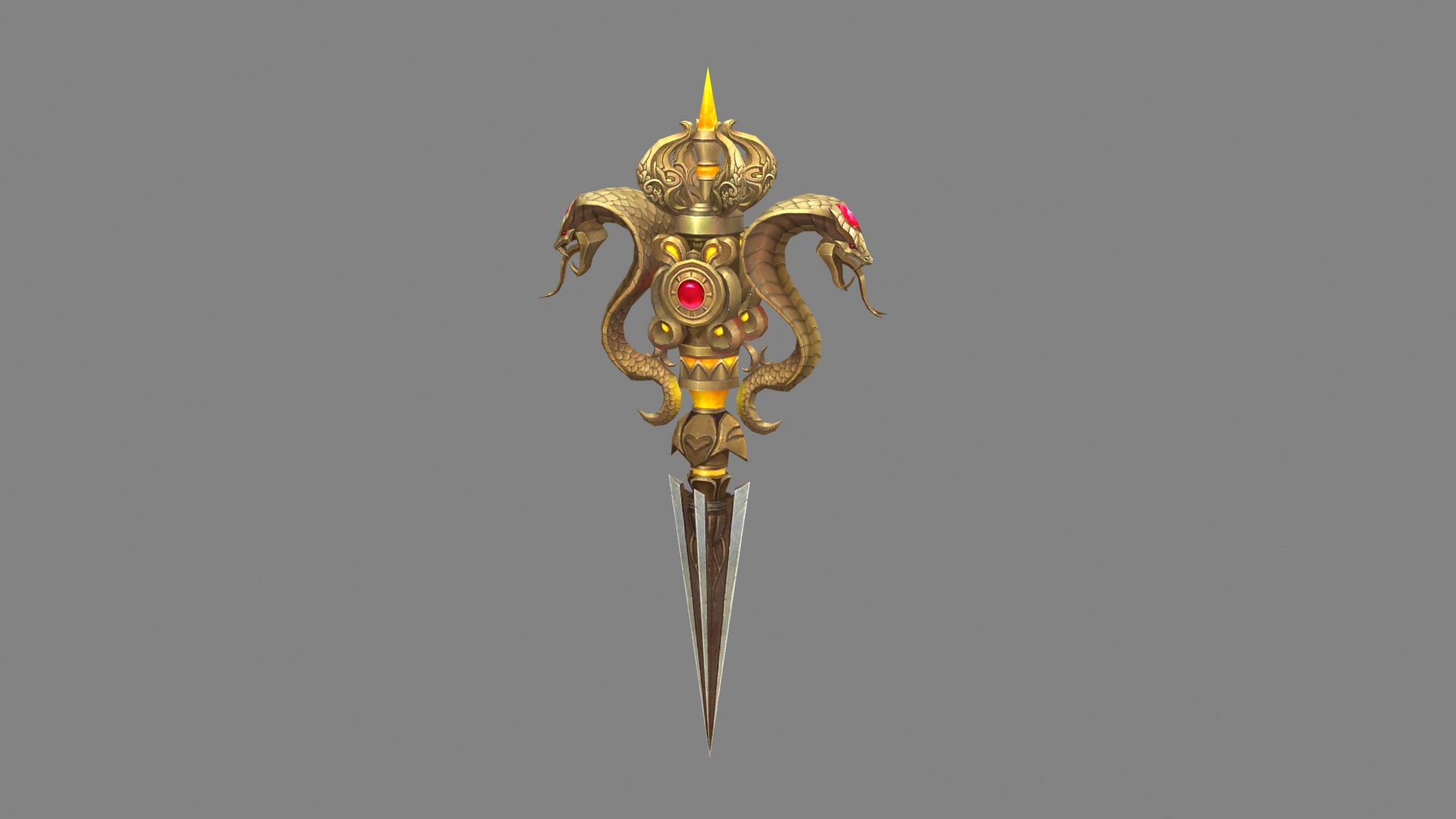 Gold Cobra Dagger - Magic Weapon 3D - TurboSquid 2272663