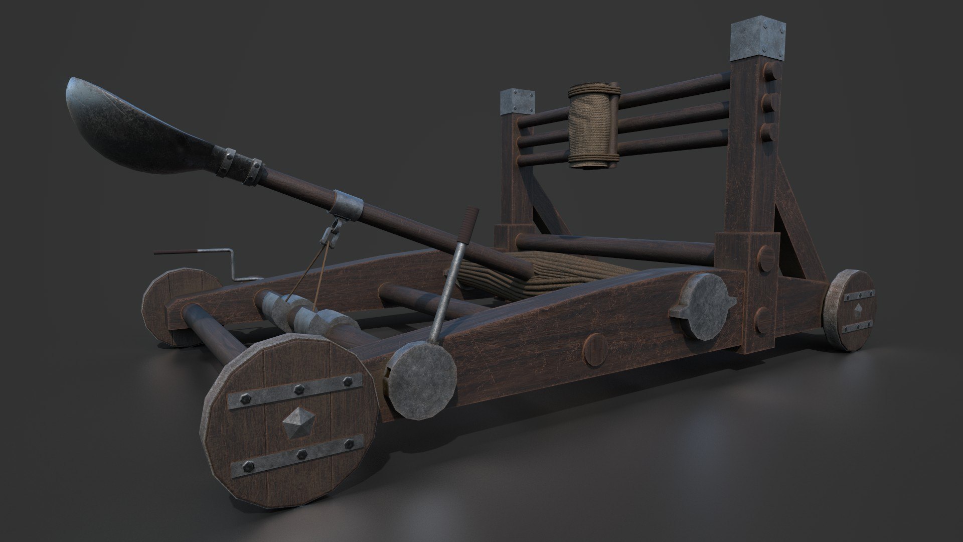 3D MEDIEVAL Catapult - TurboSquid 1714687
