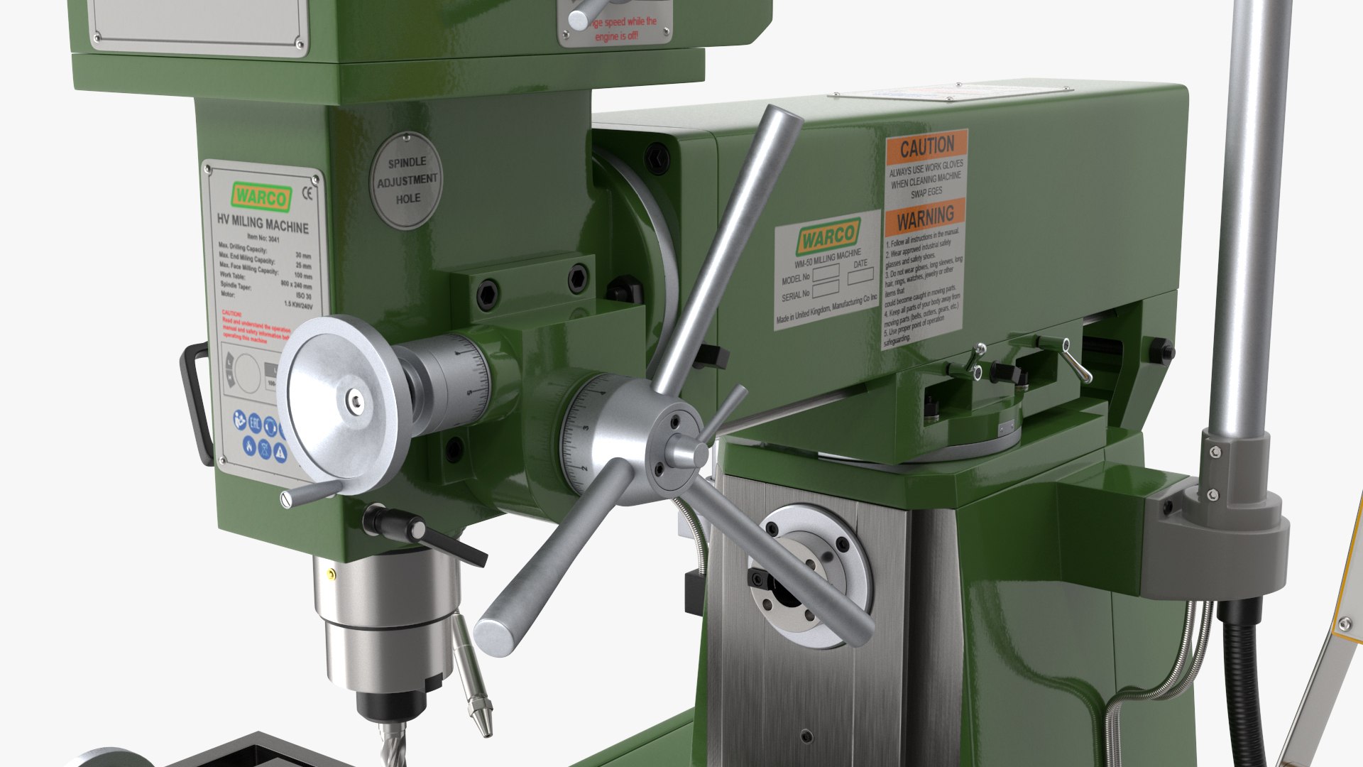 3D model WM-50 Milling Machine - TurboSquid 1922250