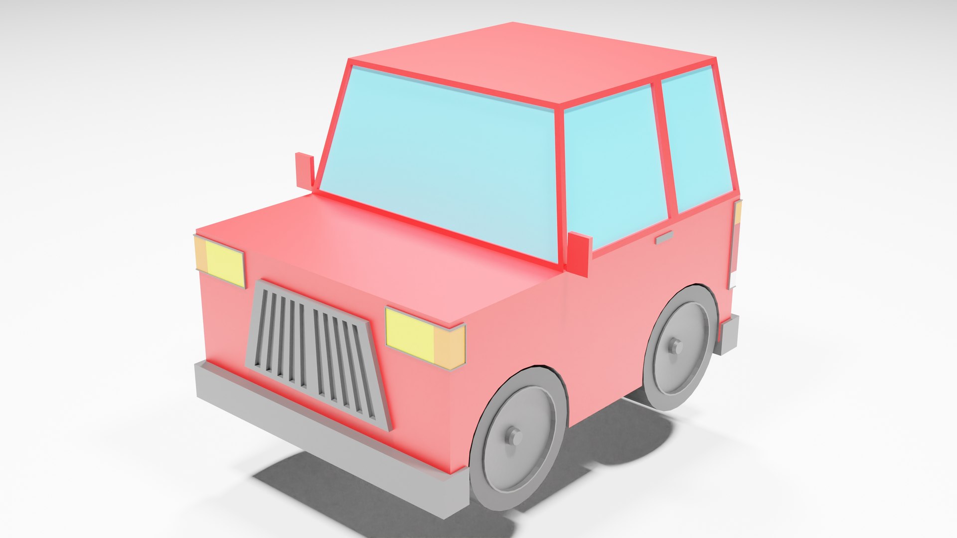 3D LOW-POLY CARSONE - TurboSquid 2350604