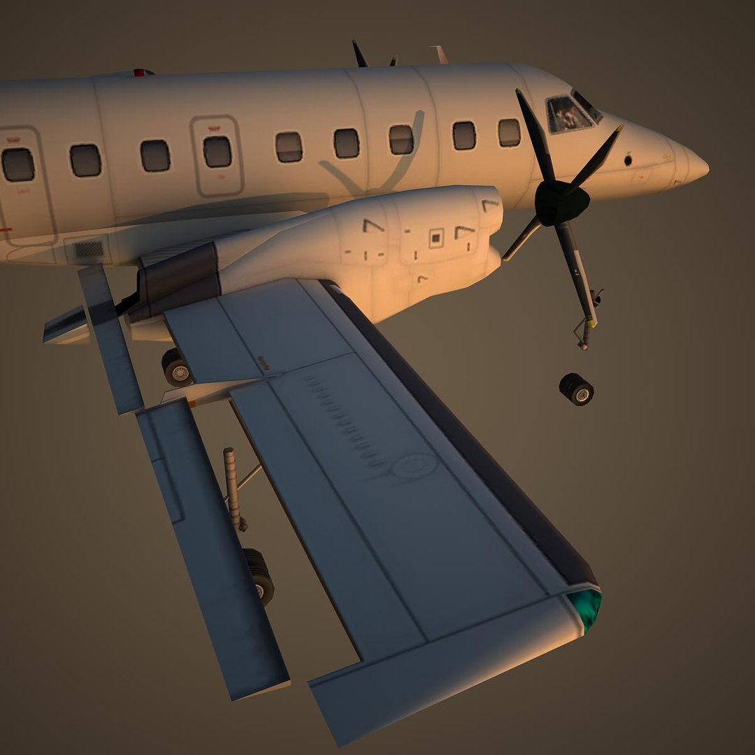 3d model embraer emb 120 basic