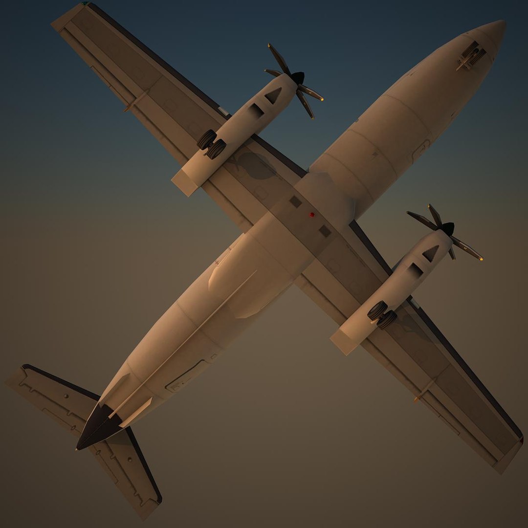3d model embraer emb 120 basic