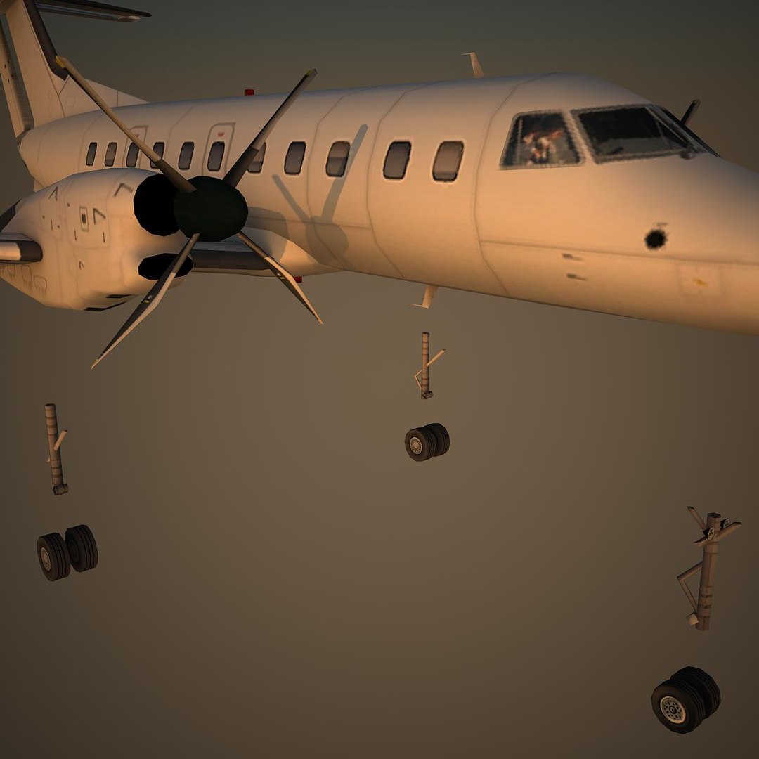3d model embraer emb 120 basic