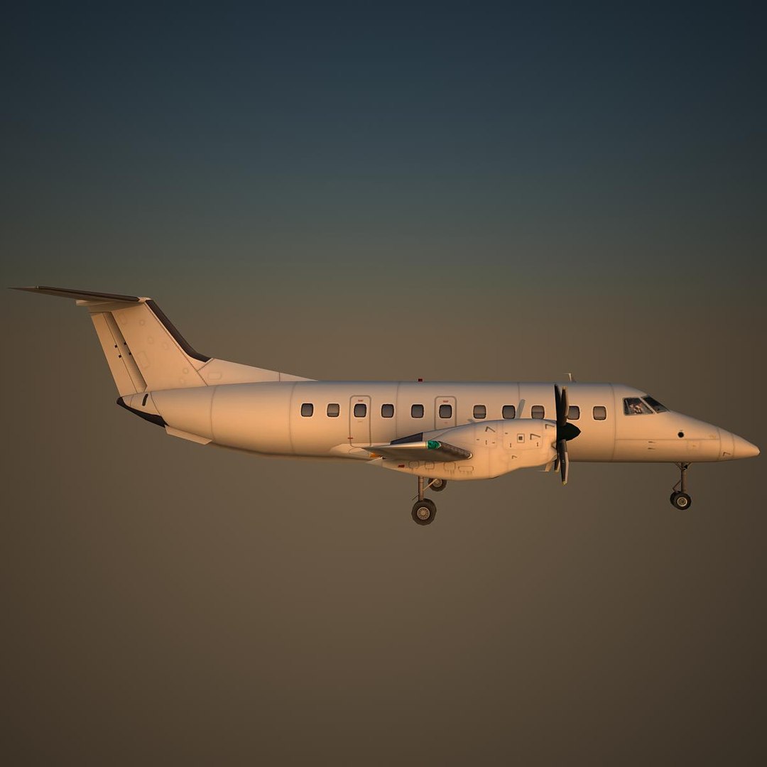 3d model embraer emb 120 basic