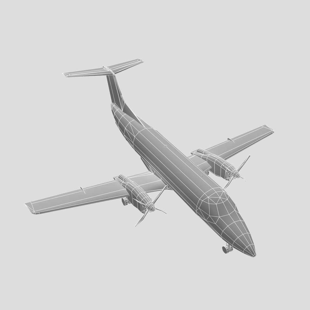 3d model embraer emb 120 basic