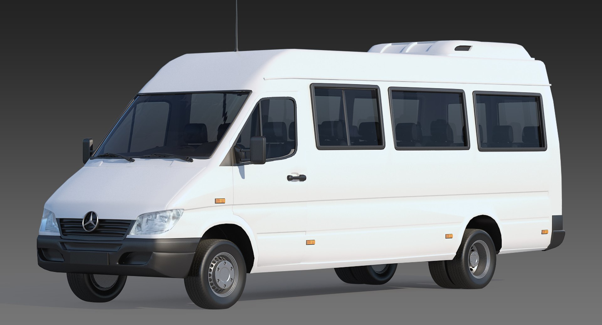 3D Mercedes-benz Sprinter Minibus - TurboSquid 1393250