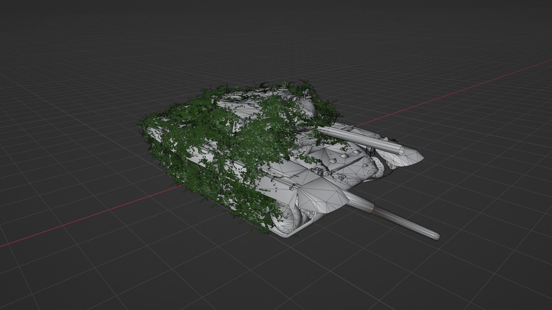 Damaged Rusted Tank 3D - TurboSquid 2034721