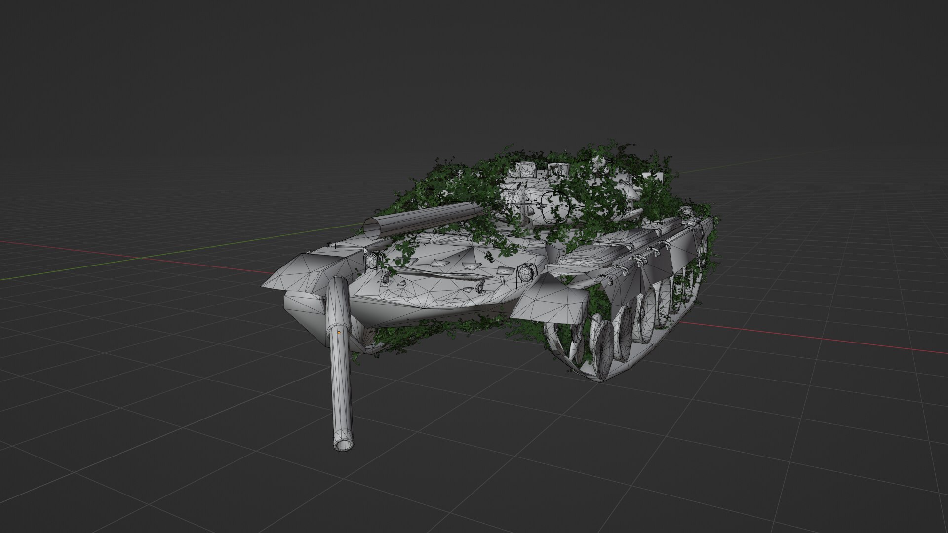 Damaged Rusted Tank 3D - TurboSquid 2034721