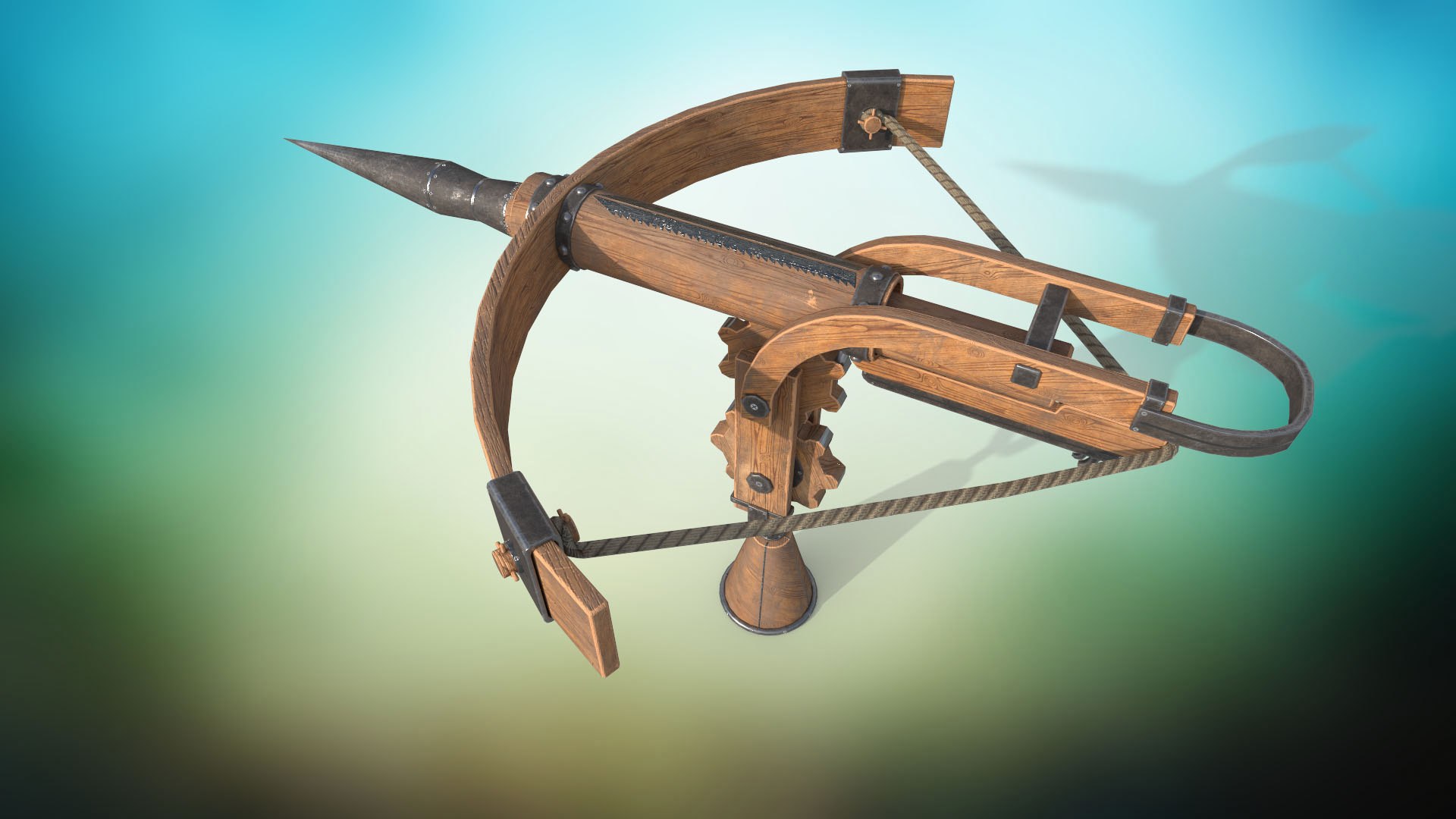 3D Medieval Harpoon Weapon PBR Low-poly Game Ready Model - TurboSquid ...