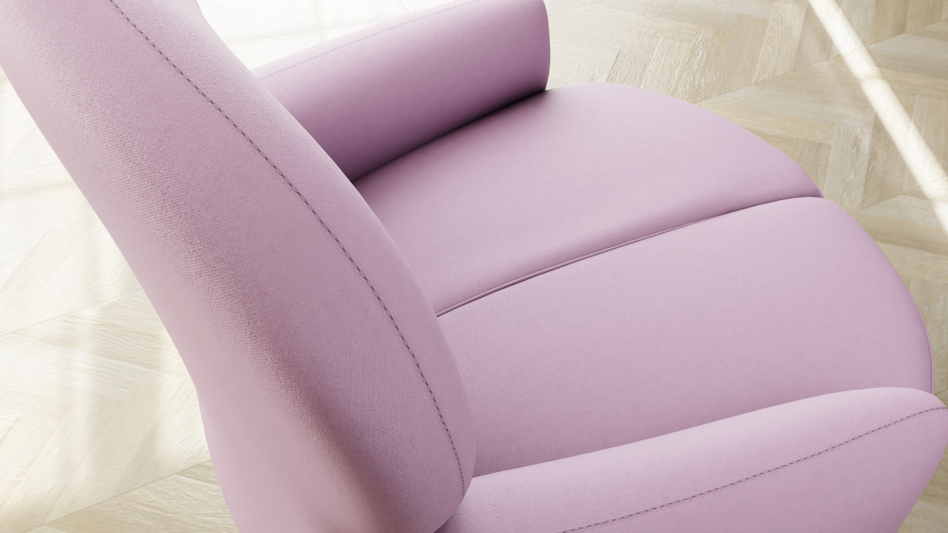 Furniture Accent Chairs Bohemian Lilac Polyester Medium Oak 005 3D ...