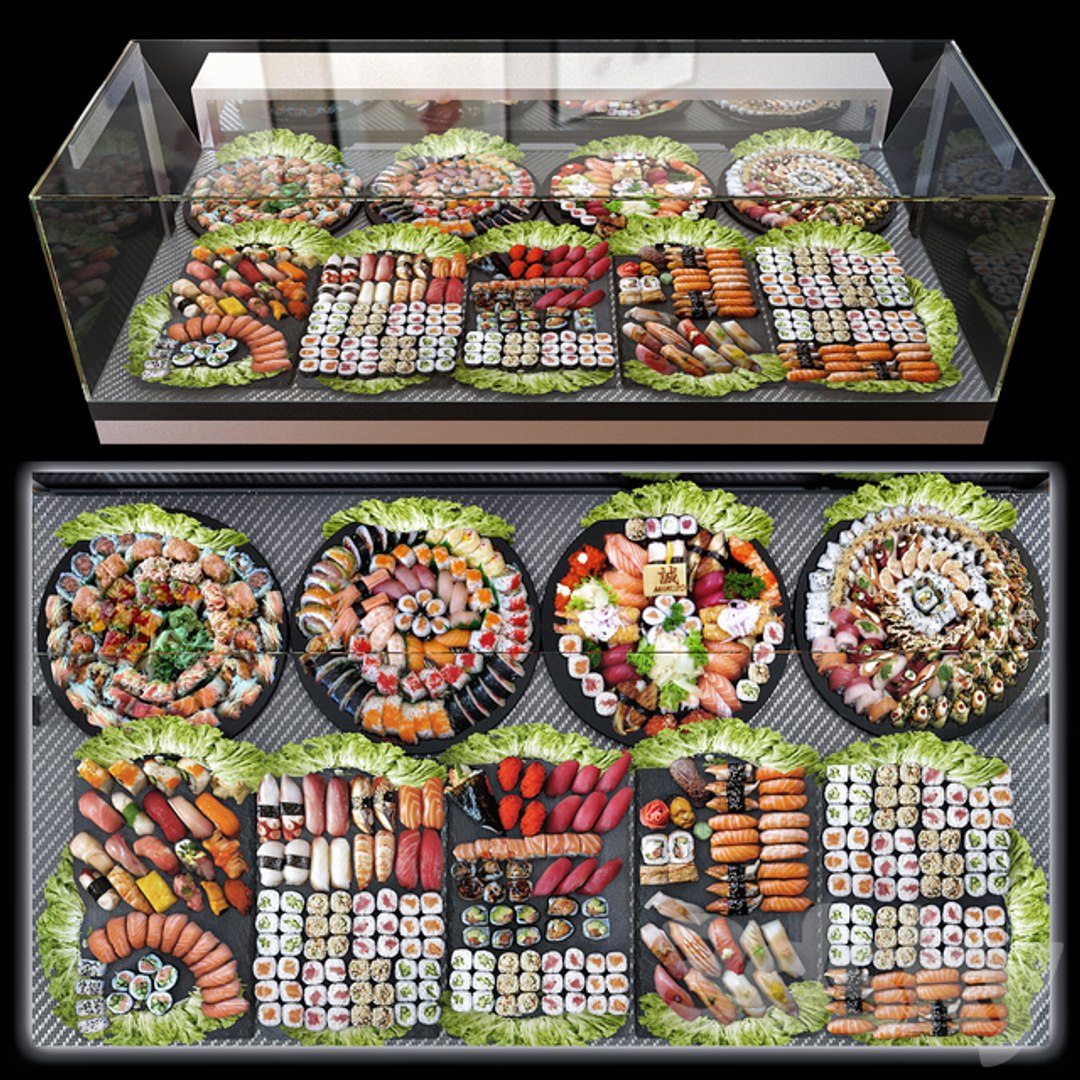 Sushi Bar model - TurboSquid 2069355