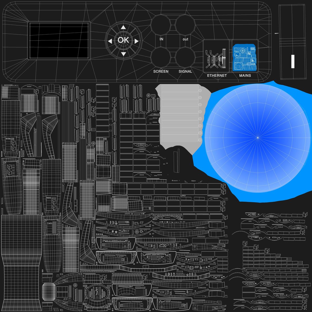 3D Model Detailed Stage Fog Light - TurboSquid 2320525
