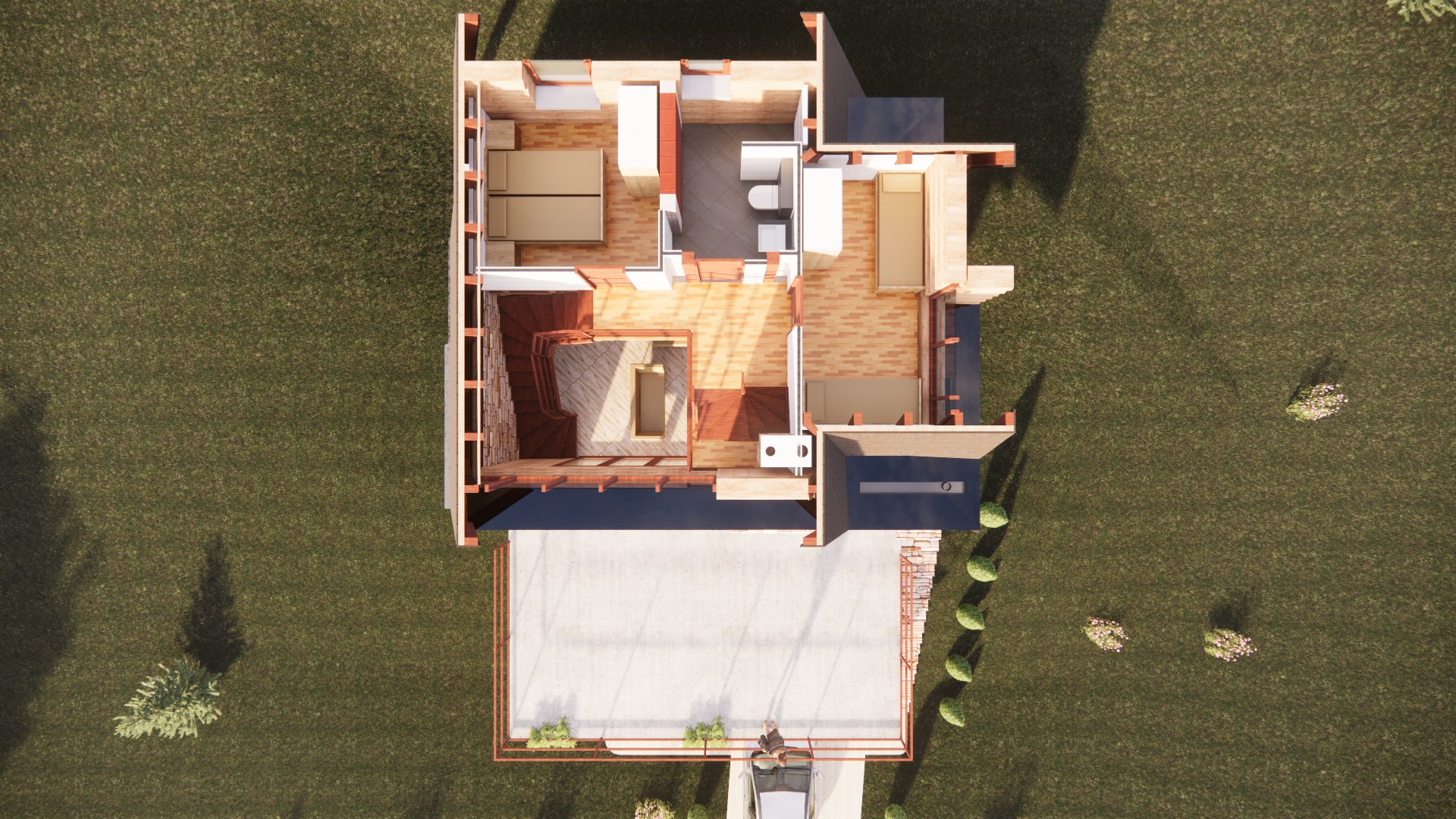 Tall Clasic Log House Wood Cottage 3D Model 3D Model - TurboSquid 1732348