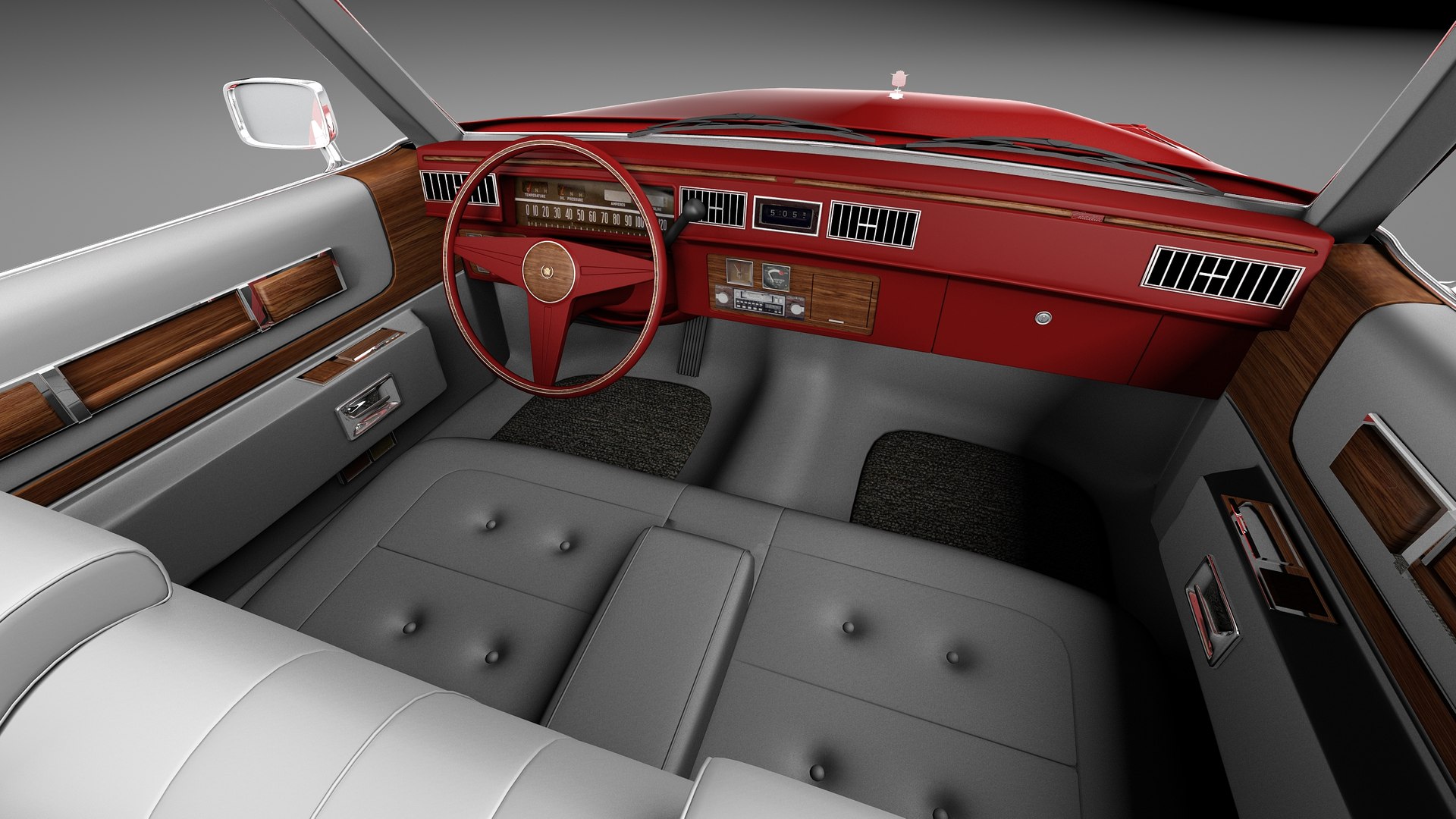 3d Classic Antique Luxury Convertible Model