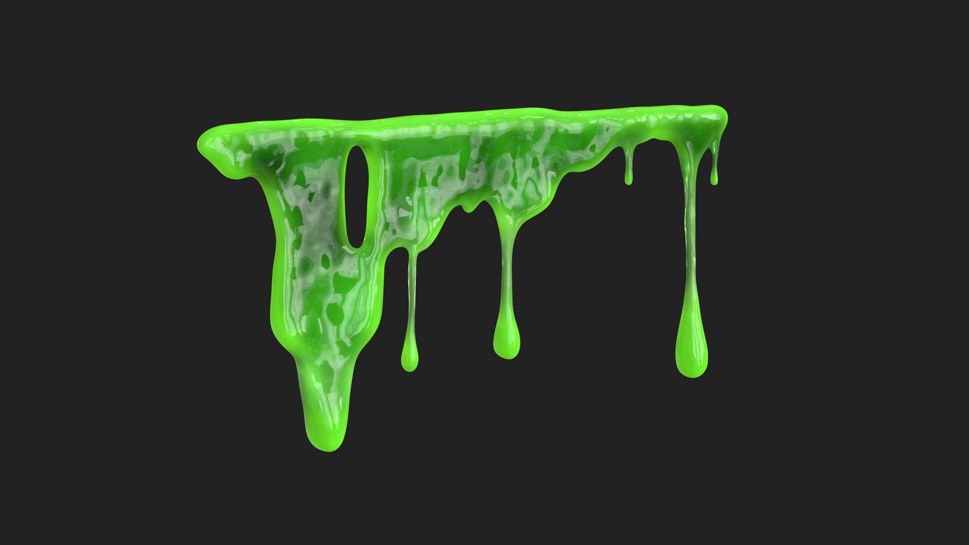 3D Green Slime Model - TurboSquid 2183493