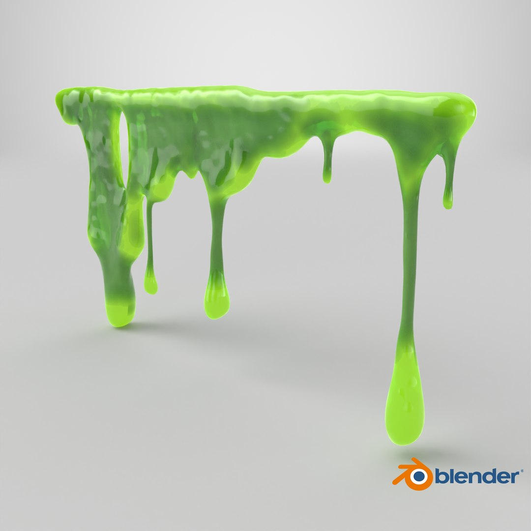 3D Green Slime Model - TurboSquid 2183493