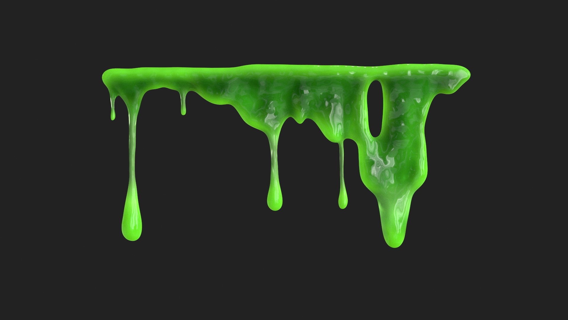 3D Green Slime Model - TurboSquid 2183493