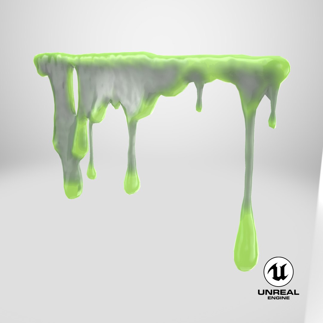 3D Green Slime Model - TurboSquid 2183493