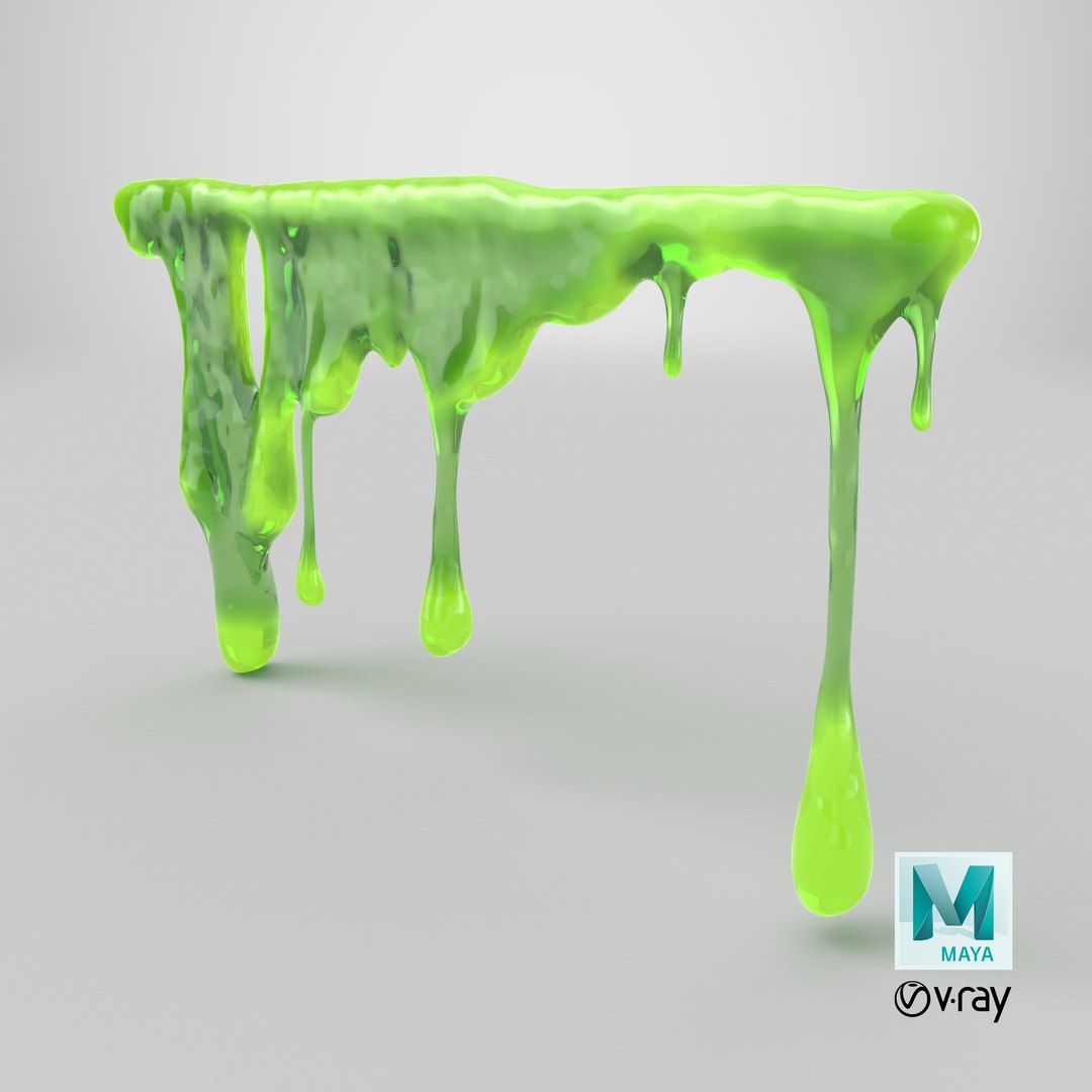3D Green Slime Model - TurboSquid 2183493