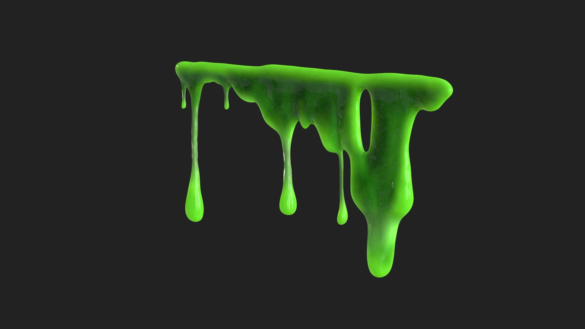 3D Green Slime Model - TurboSquid 2183493