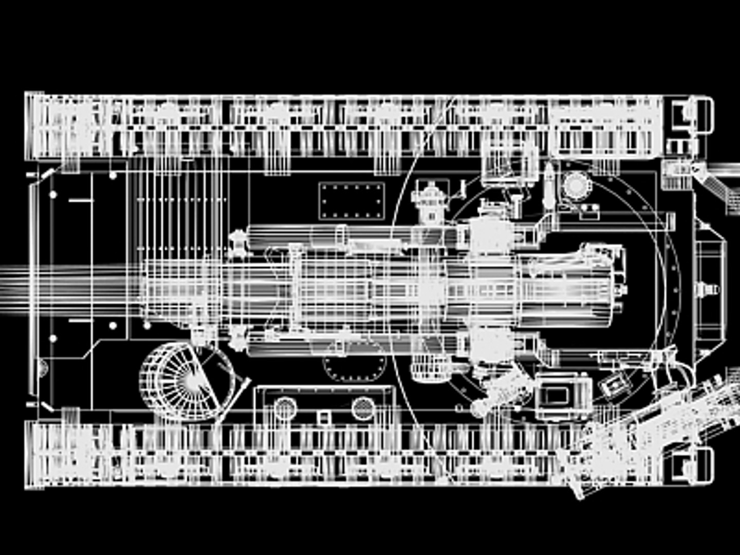 self propelled howitzer m110 a2 3d model