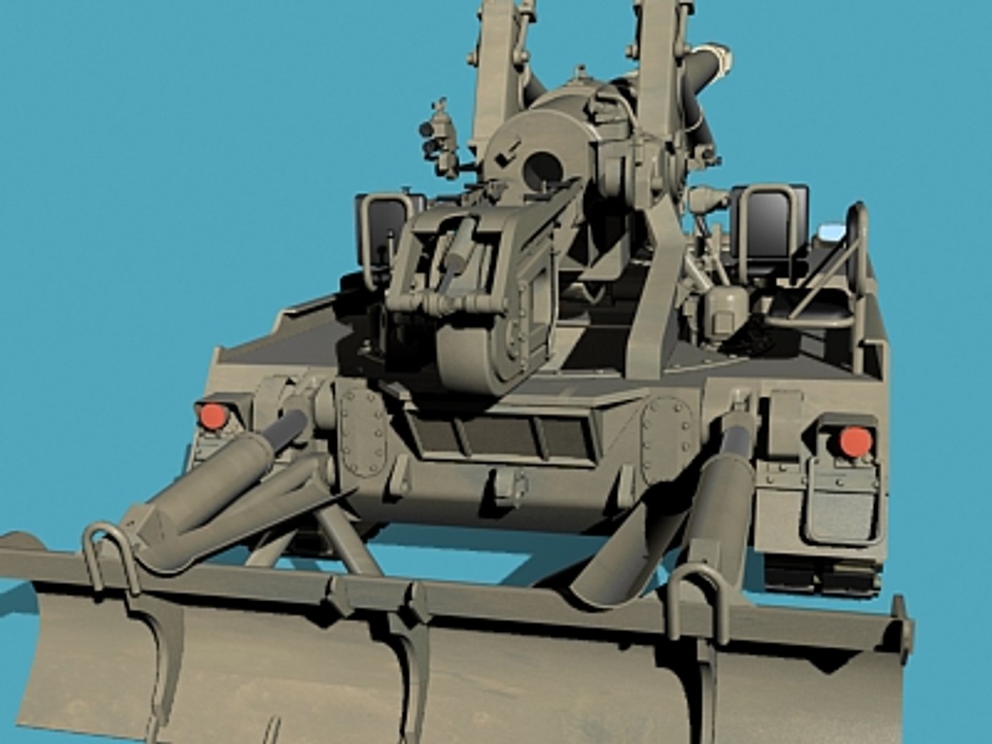 Self Propelled Howitzer M110 A2 3d Model