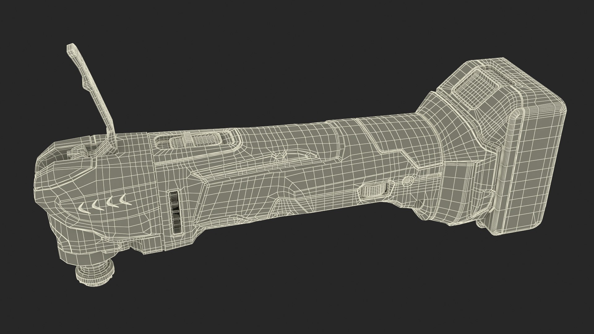 3D Model Makita Cordless Multi Tool Used - TurboSquid 2299930