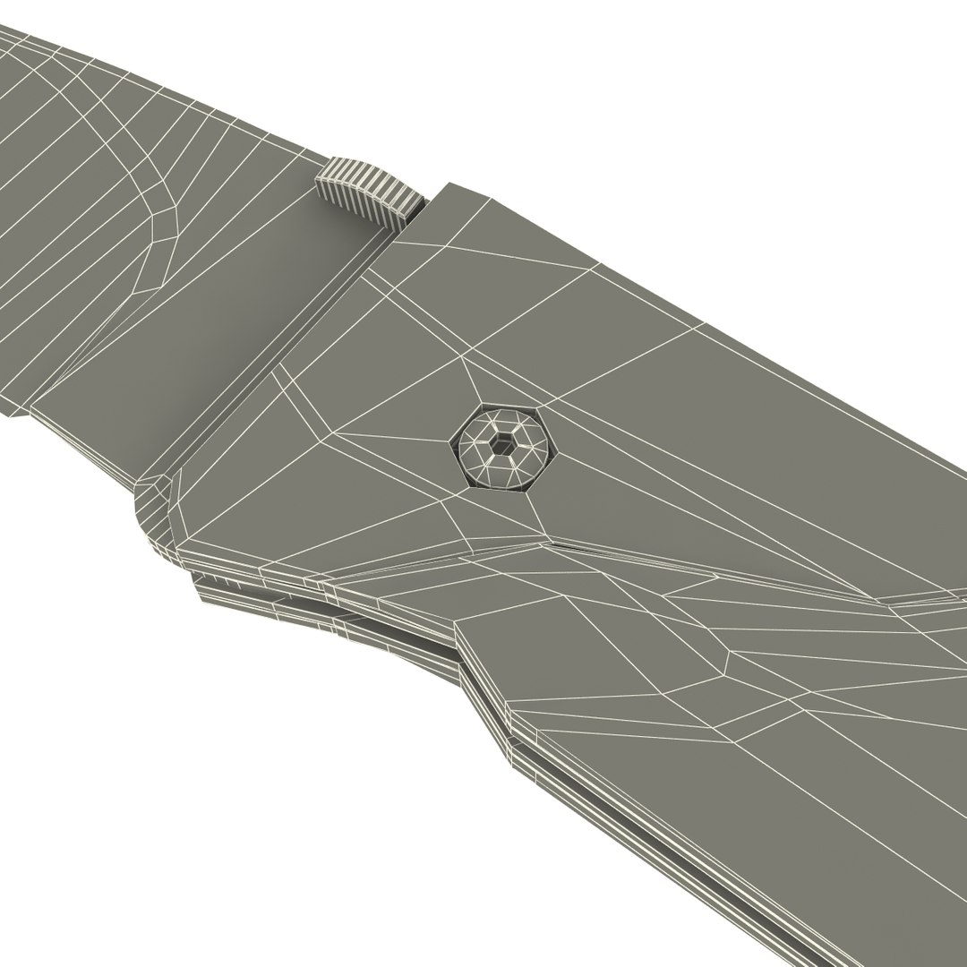 Personal Knife Krkt 3d Model