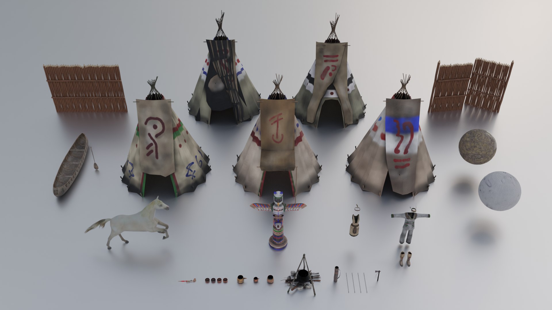 3D Cherokee - Asset Pack - Unreal Engine UE4 Model - TurboSquid 1734400