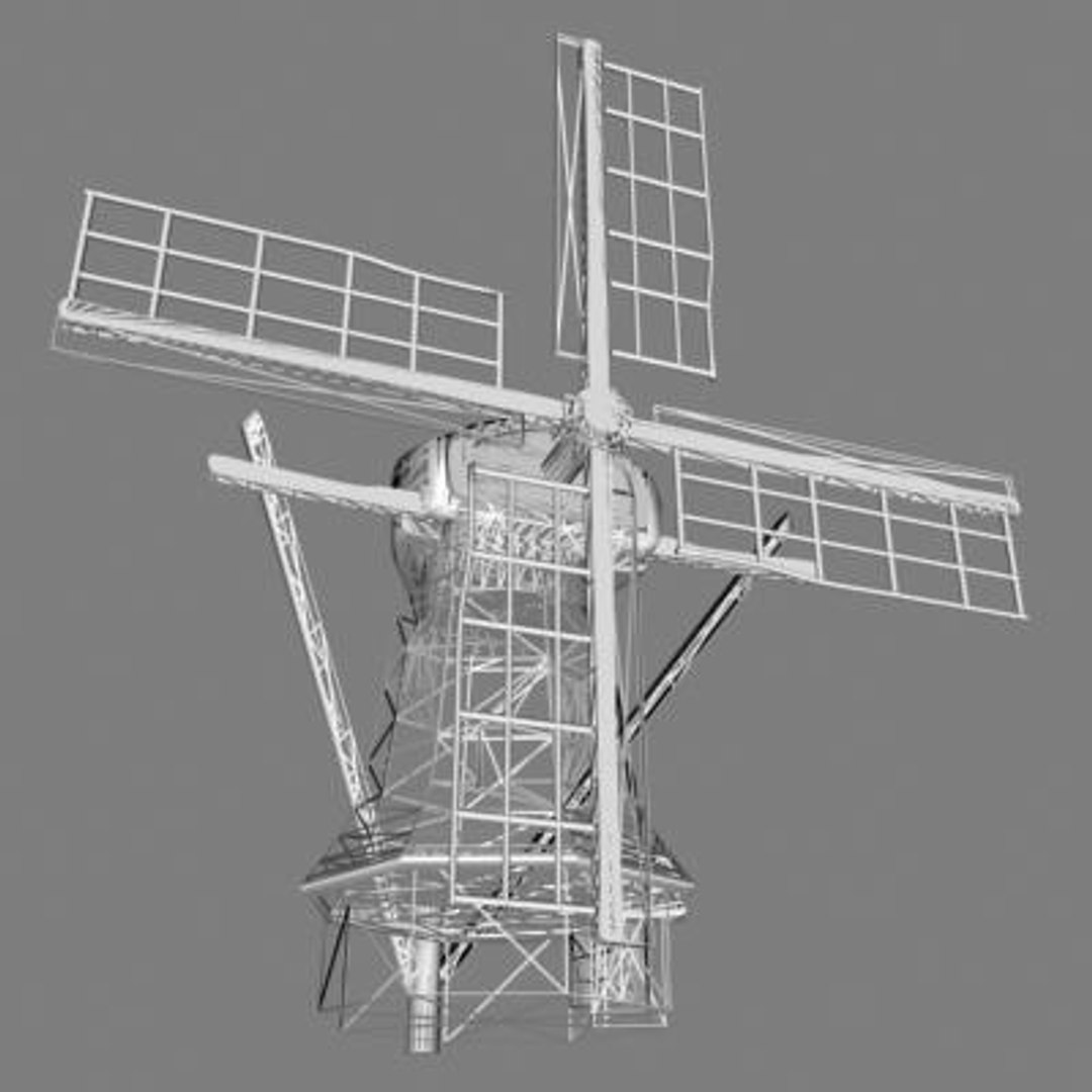 Windmill 3d Model