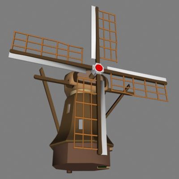 windmill 3d model