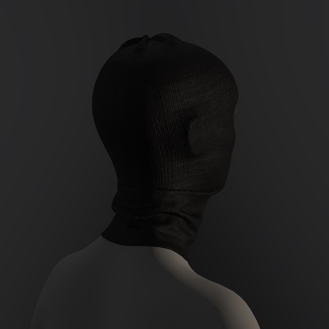 Women Balaclava Mask Hat Hood Marvelous Designer Clo3d 3D Model ...