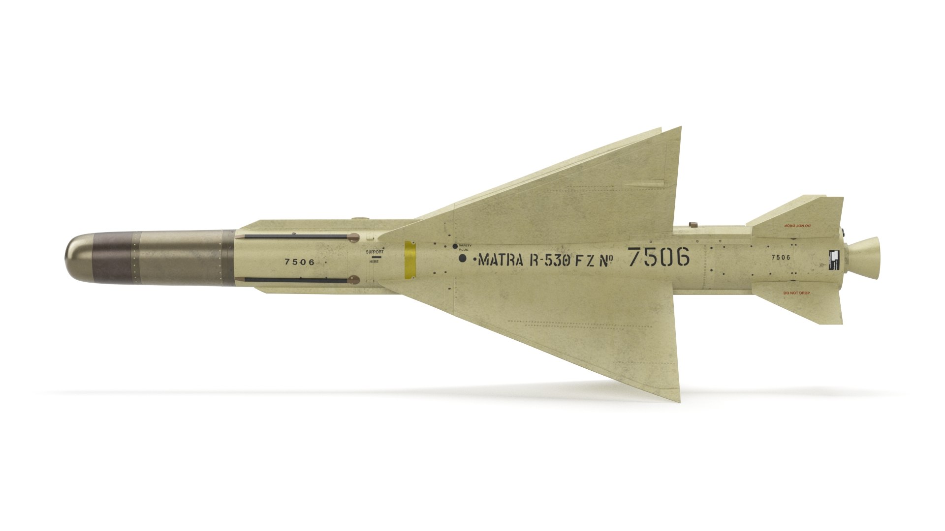Matra 530 Missile 3D Model - TurboSquid 2300099