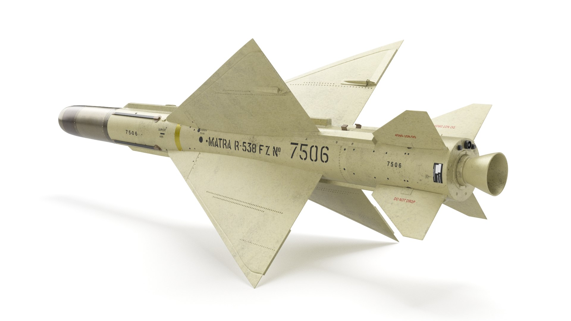 Matra 530 Missile 3D Model - TurboSquid 2300099