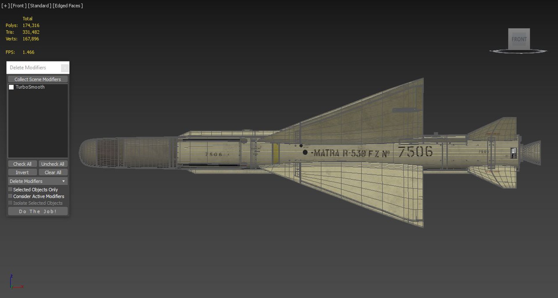 Matra 530 Missile 3D Model - TurboSquid 2300099