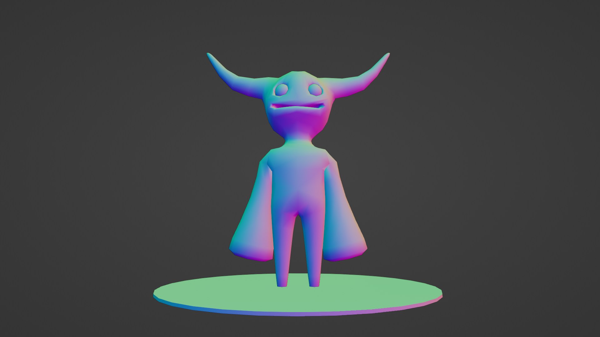 3D Model CUTE ANIMATED DEMON CHARACTER - TurboSquid 2184889