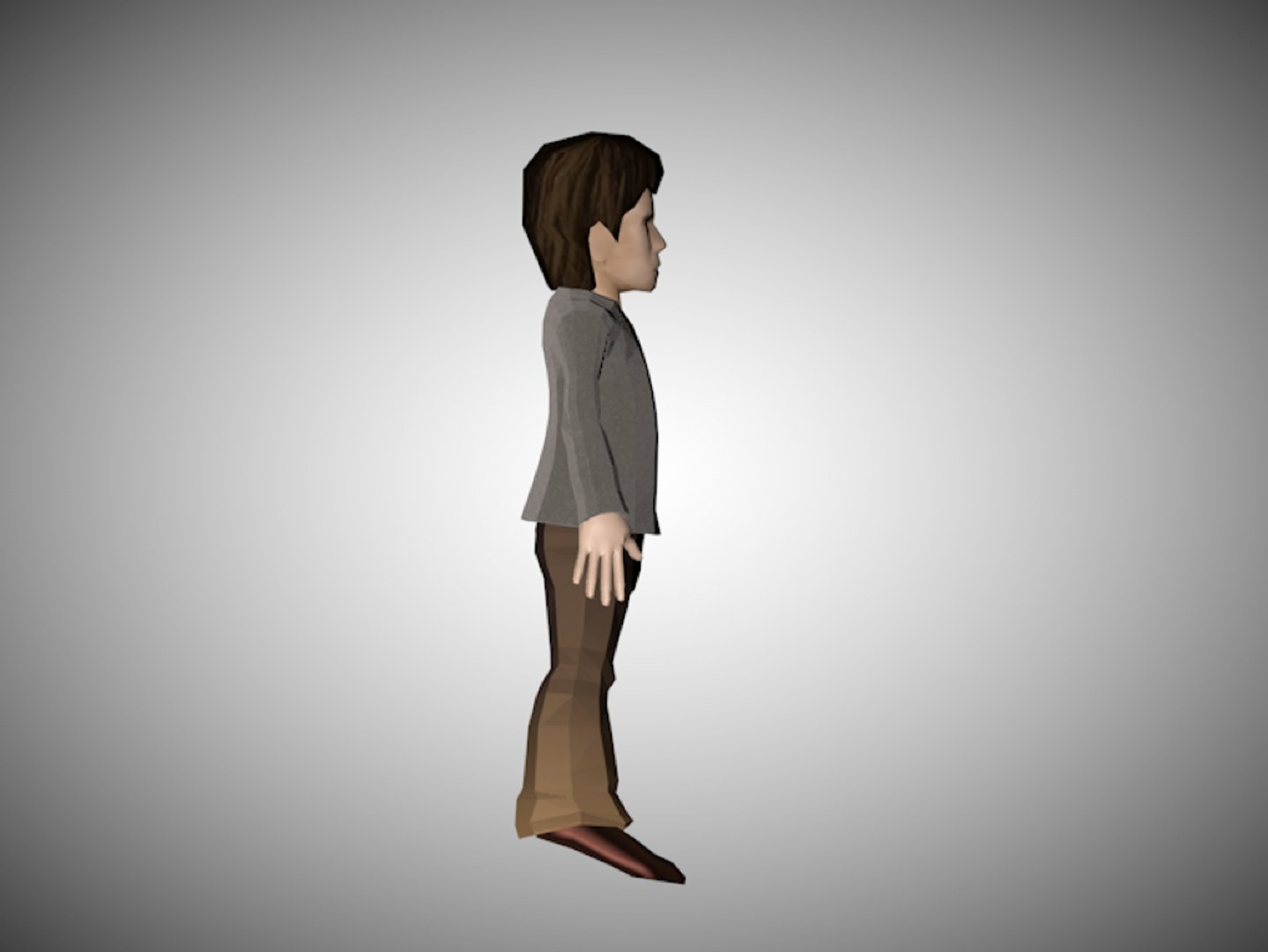 3d Model Standing Man