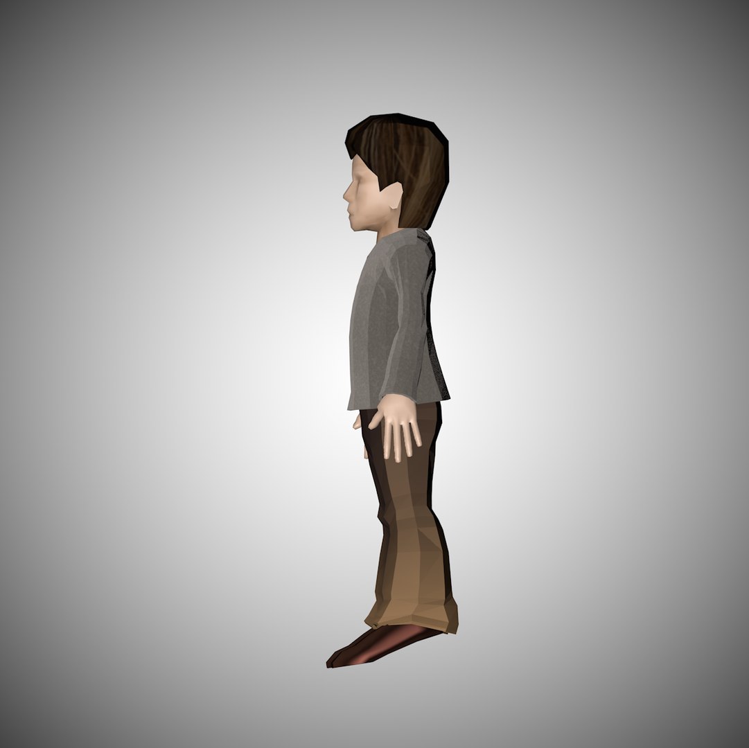 3d Model Standing Man