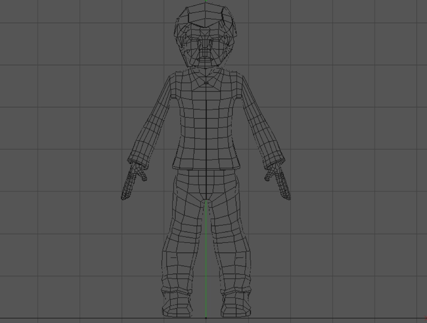 3d Model Standing Man