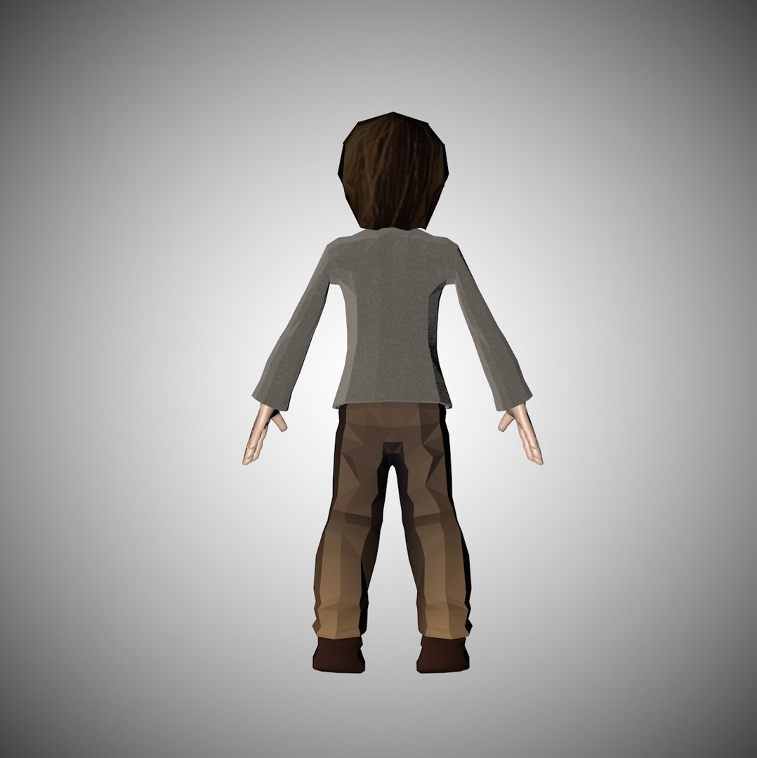 3d Model Standing Man