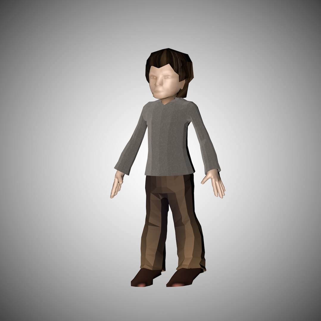 3d Model Standing Man