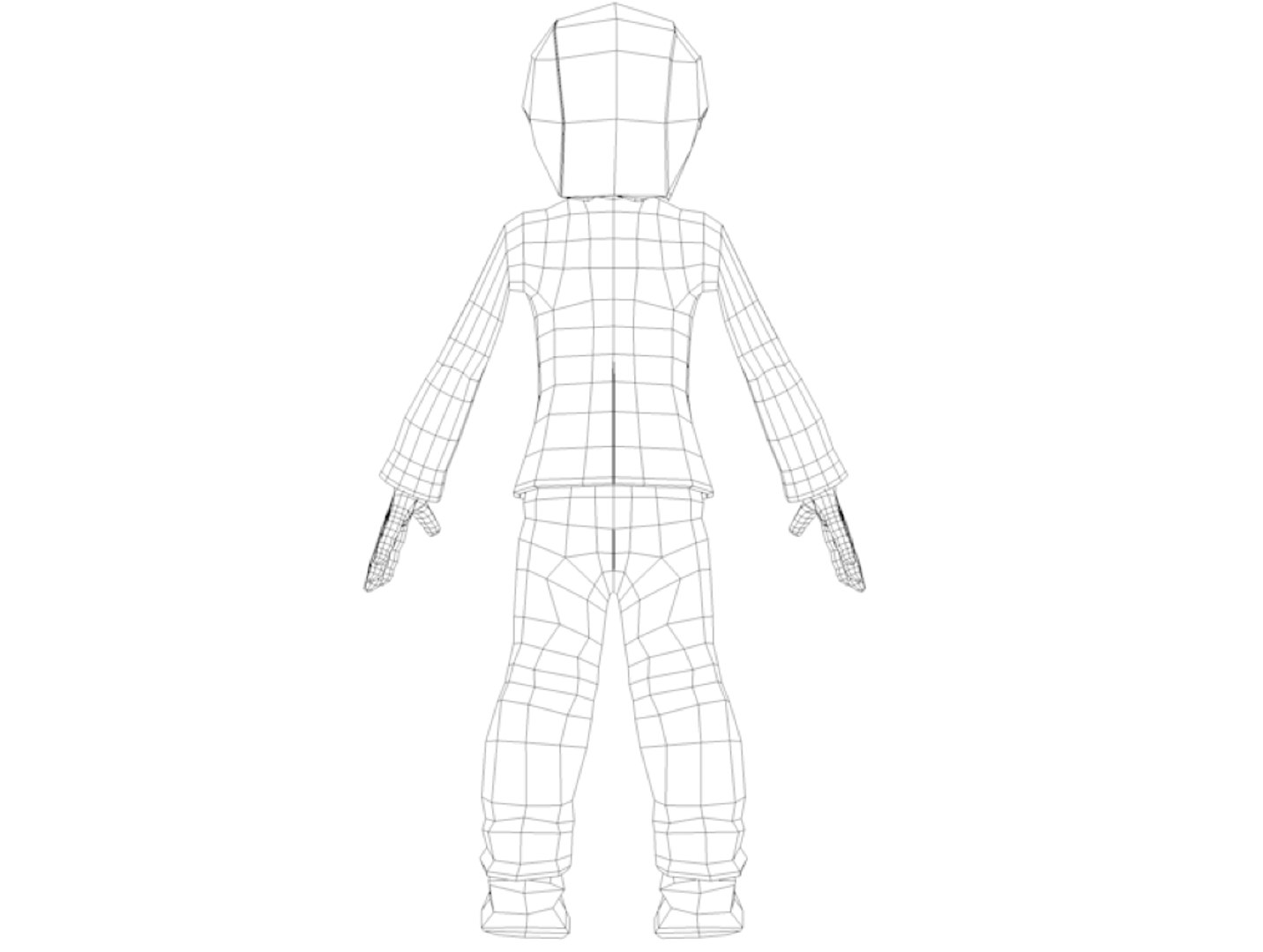 3d Model Standing Man