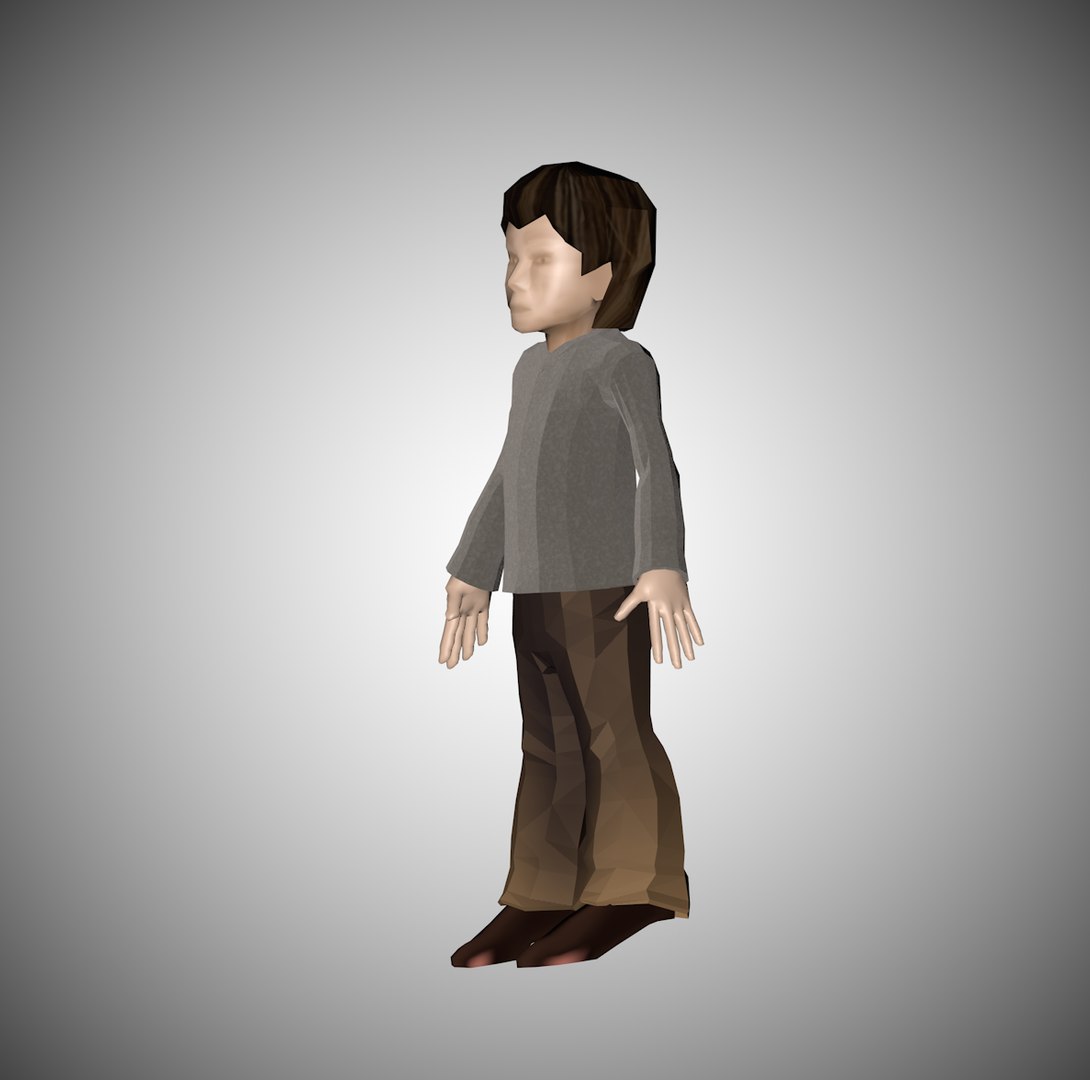 3d Model Standing Man