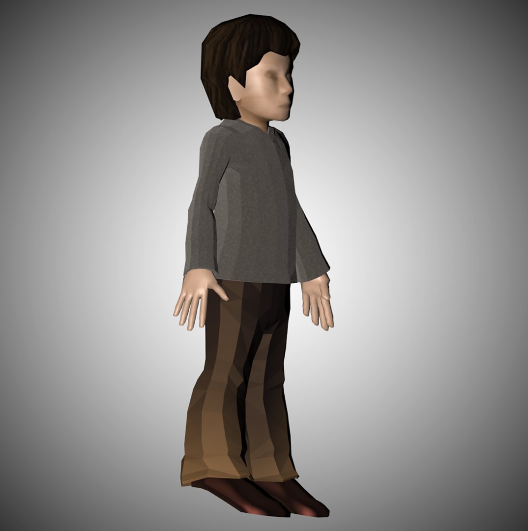 3d Model Standing Man