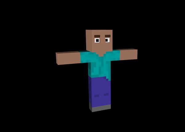 3d model minecraft rig