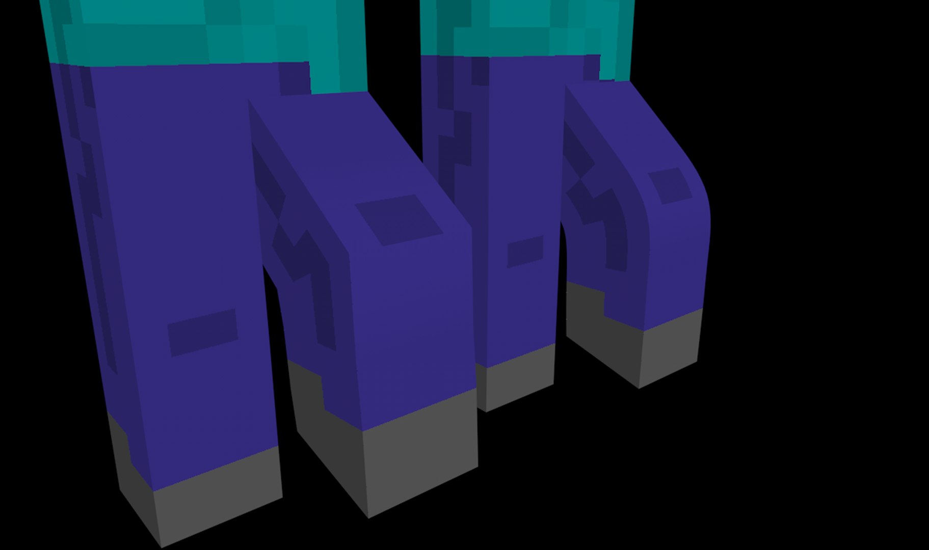 3d Model Minecraft Rig