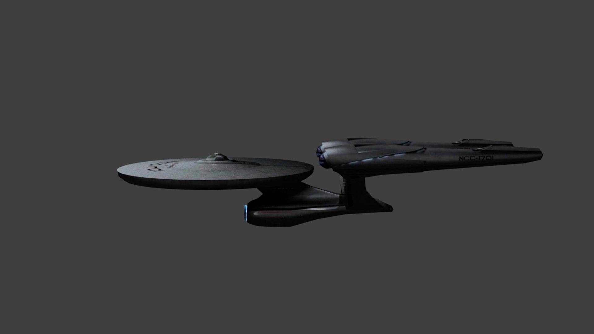 3d uss enterprise model