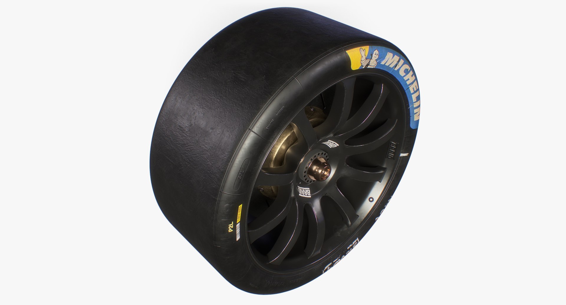 WEC LMP3 Racing Wheel 2021 3D Model - TurboSquid 1784936