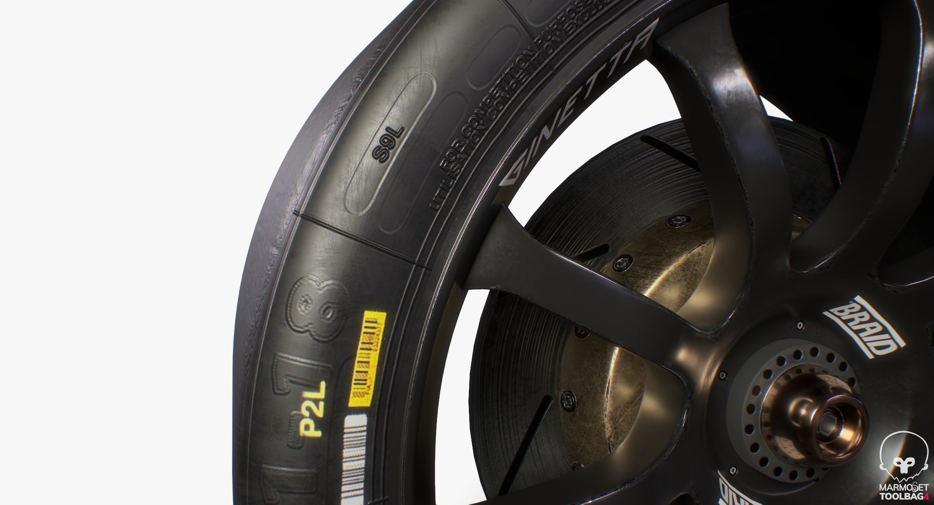 WEC LMP3 Racing Wheel 2021 3D Model - TurboSquid 1784936