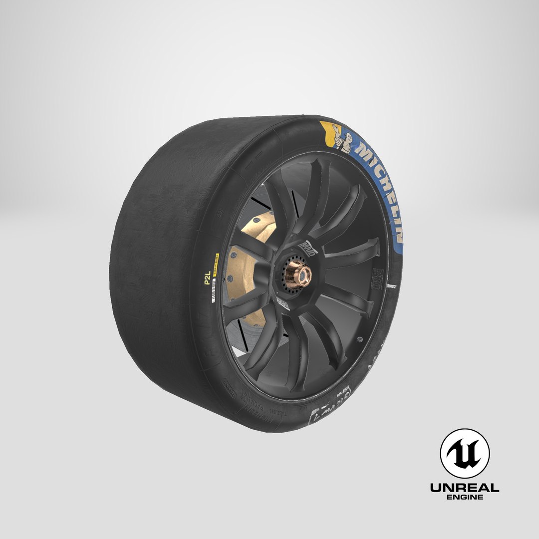 WEC LMP3 Racing Wheel 2021 3D Model - TurboSquid 1784936